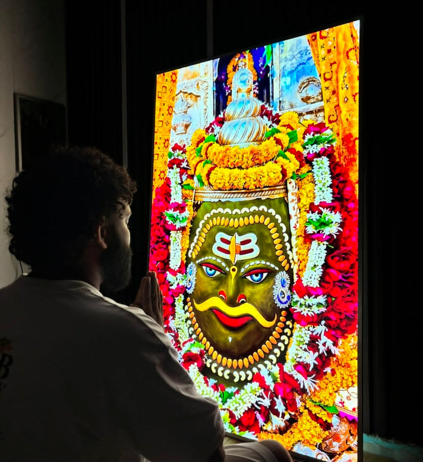 Ujjain Mahakal Premium Acrylic Glow Light Frame – Vermaprints